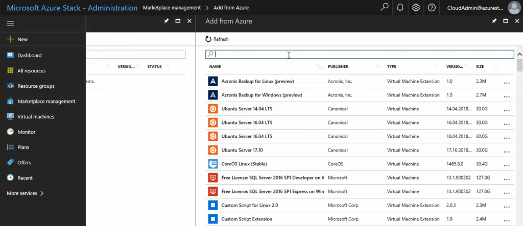 Getting started with Microsoft Azure Stack (ASDK) (4) | Tom's Notes